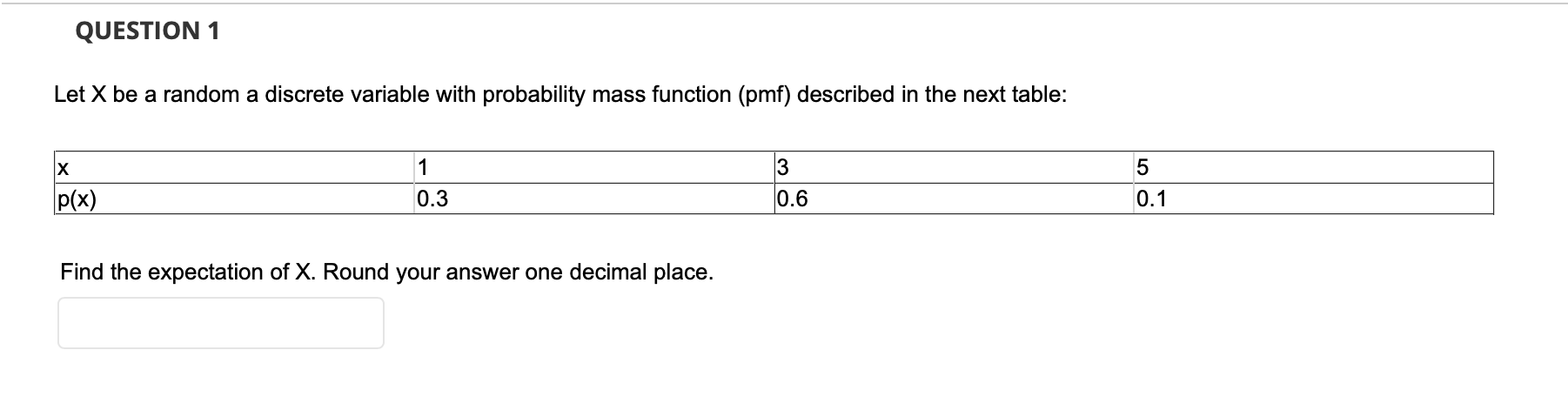 Solved Let X be a random a discrete variable with | Chegg.com