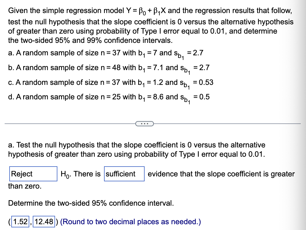 Solved Given the simple regression model Y=\beta _0+\beta _1 | Chegg.com