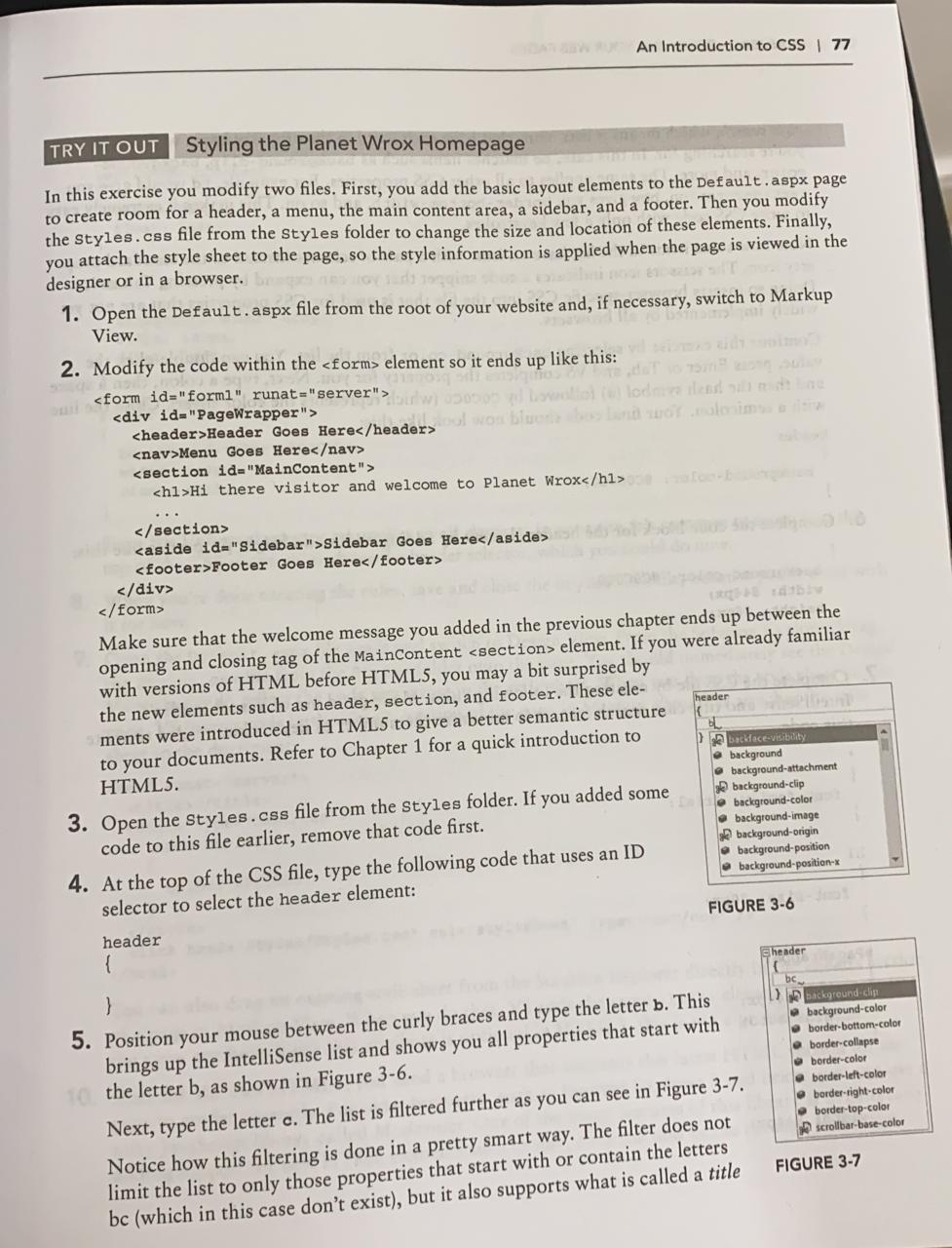 TRY IT OUT Writing Your First CSS In this Try It Out | Chegg.com