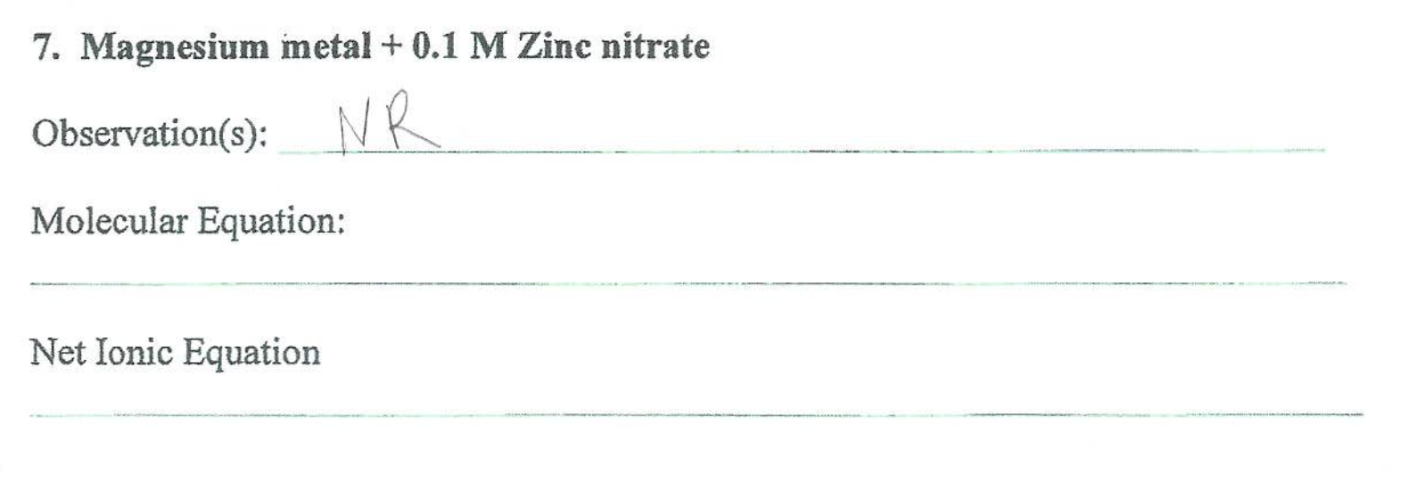 Solved B2 REACTIONS OF METALS AND SOLUTIONS OF METAL IONS | Chegg.com