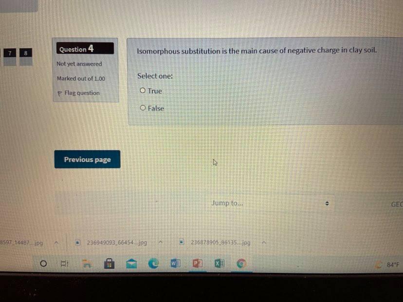 Solved 7 8 Isomorphous substitution is the main cause of | Chegg.com