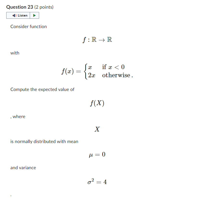 Consider function f:R→R with f(x)={x2x if x