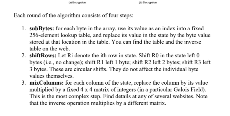 Solved Requirements: 1. Calculate keys for AES [keys for all | Chegg.com