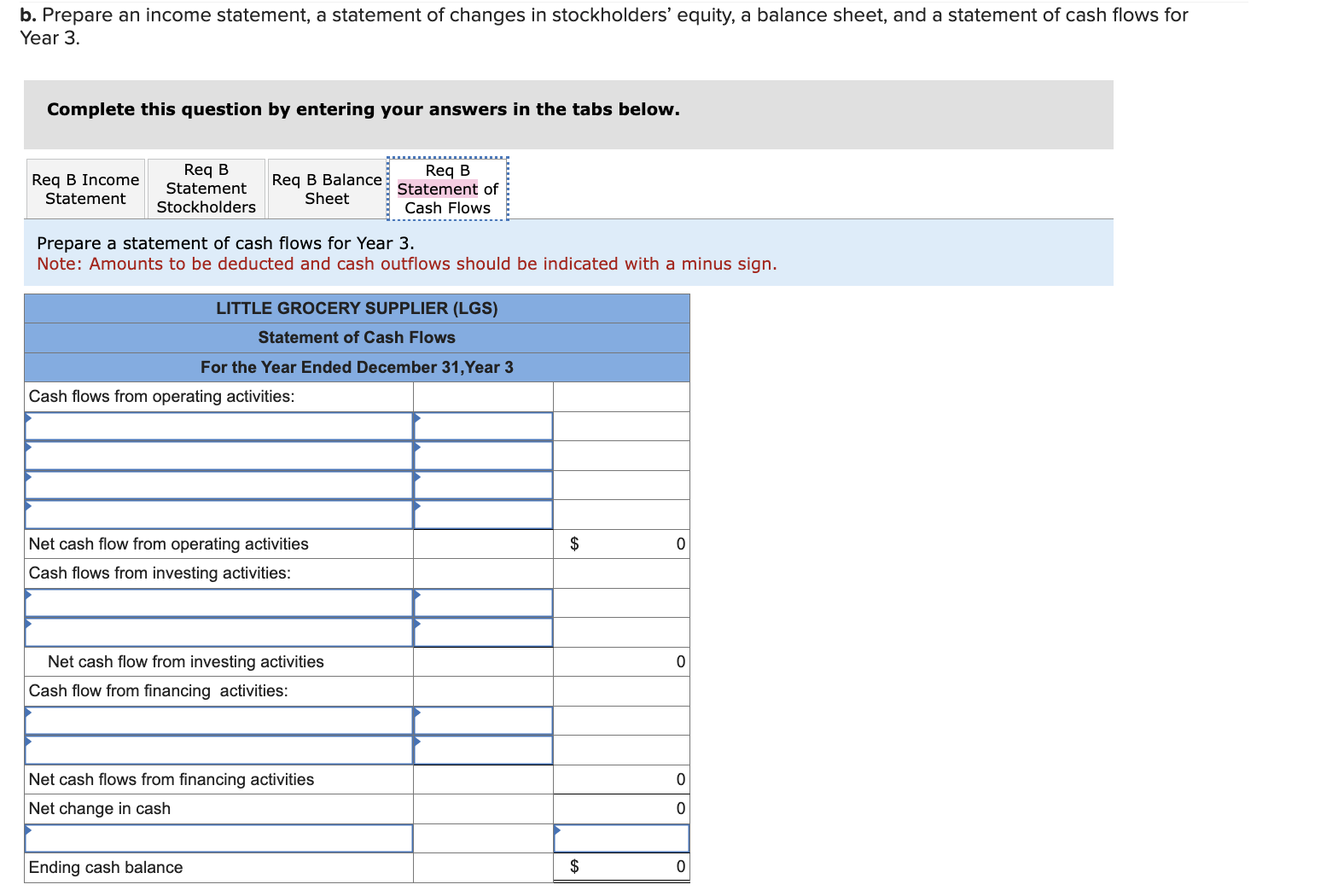 Solved Exercise 7-15A (Static) Comprehensive single-cycle | Chegg.com