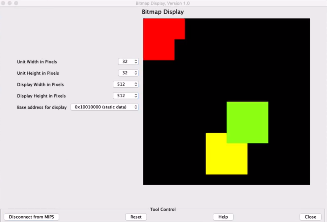 Solved Draw a 4x4 box using a bitmap-routine.asm file to | Chegg.com