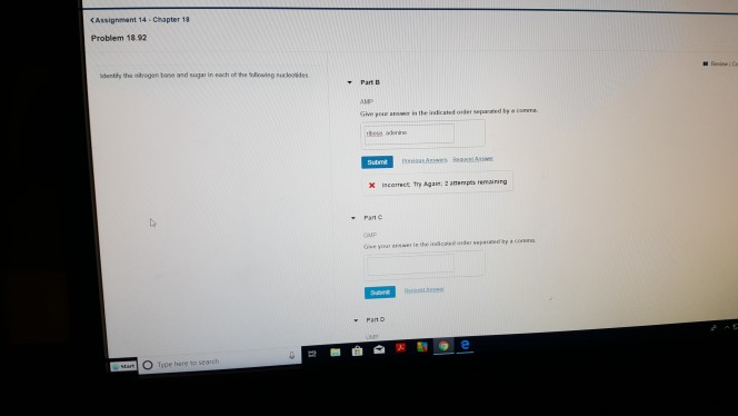 Solved CAssignment 14-Chapter 18 Problem 18.92 identty the | Chegg.com