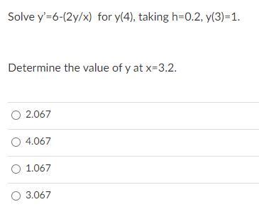 Solved numerical methods.. i don't know how to solve this | Chegg.com