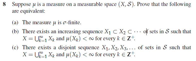 Solved 8 Suppose μ Is A Measure On A Measurable Space X S