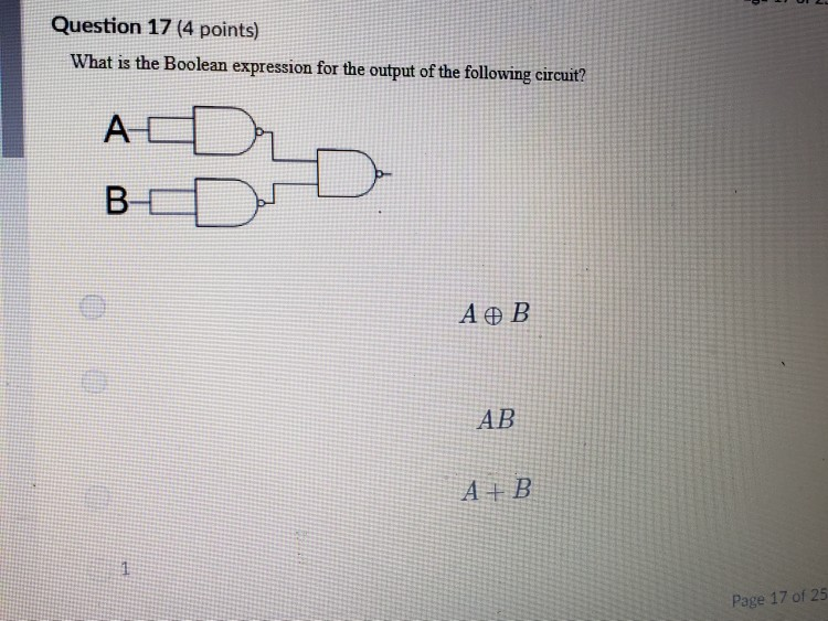 Solved Question 1 (4 points) What is the simplified Boolean | Chegg.com