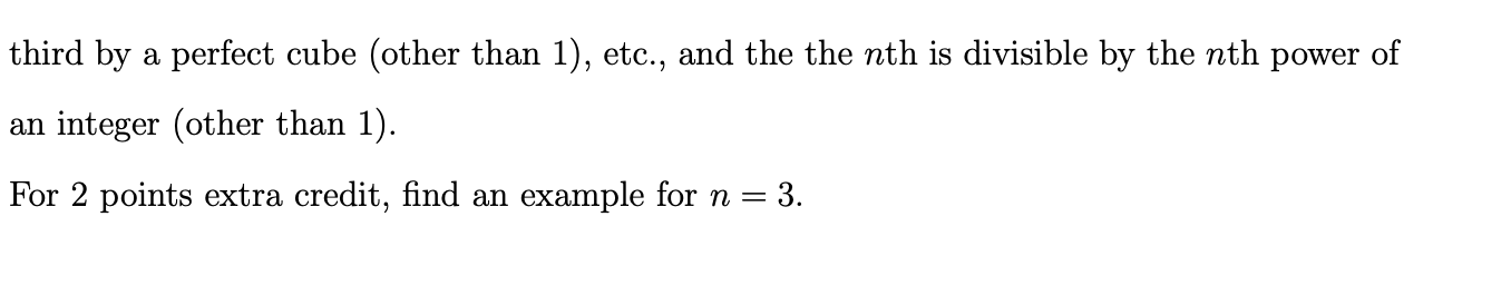 Solved (10 points) Show that for every positive integer n, | Chegg.com