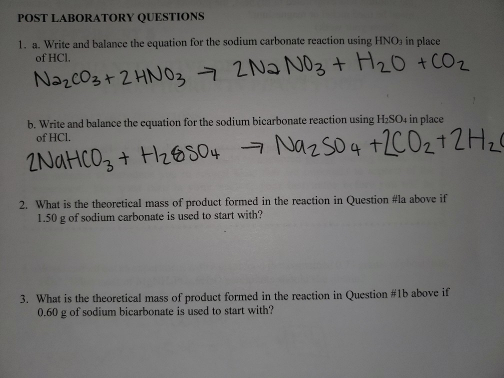 Na2co3-hno3 And How To Balance Them Ppt Download