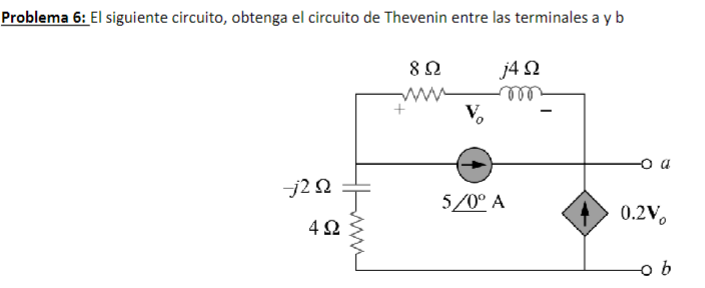 Solved El siguiente circuito, obtenga el circuito de | Chegg.com