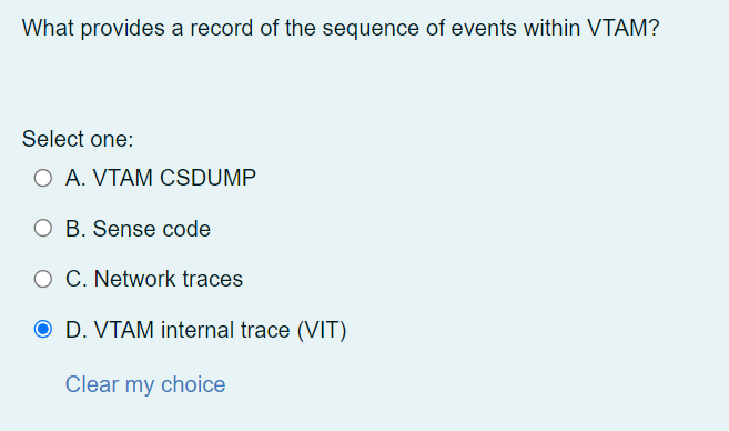 Solved Which message prefix is used to identify VTAM | Chegg.com