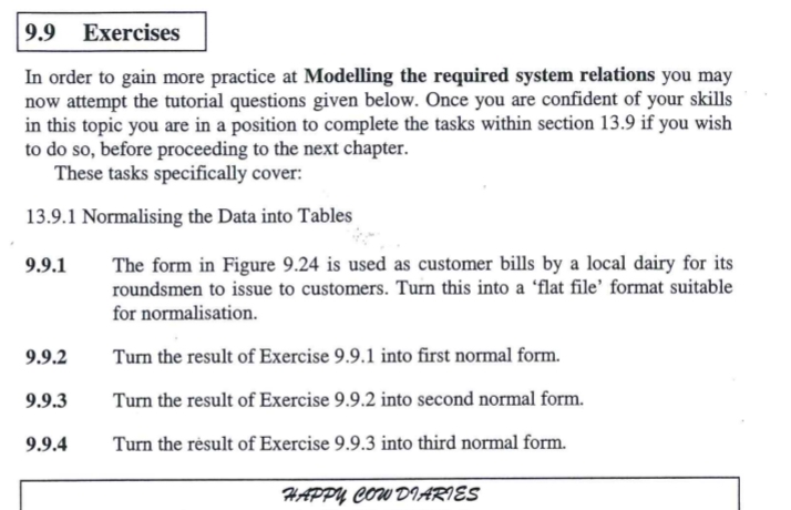 Solved 9.9 Exercises In order to gain more practice at | Chegg.com