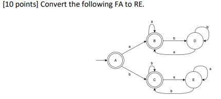 Solved Using state elimination or ardens theorem Using | Chegg.com