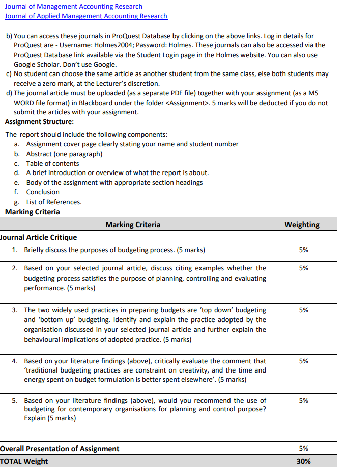 Solved Individual Assignment Specifications Purpose: This | Chegg.com