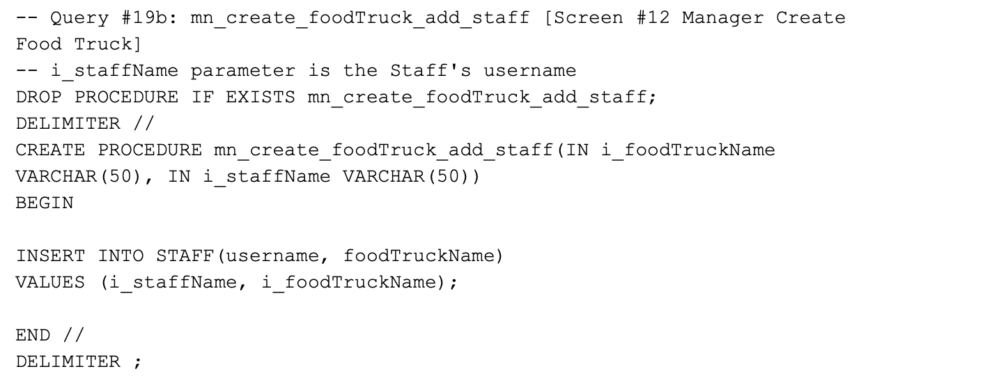 Solved When I try to add staff I get: Error Code: 1452. | Chegg.com