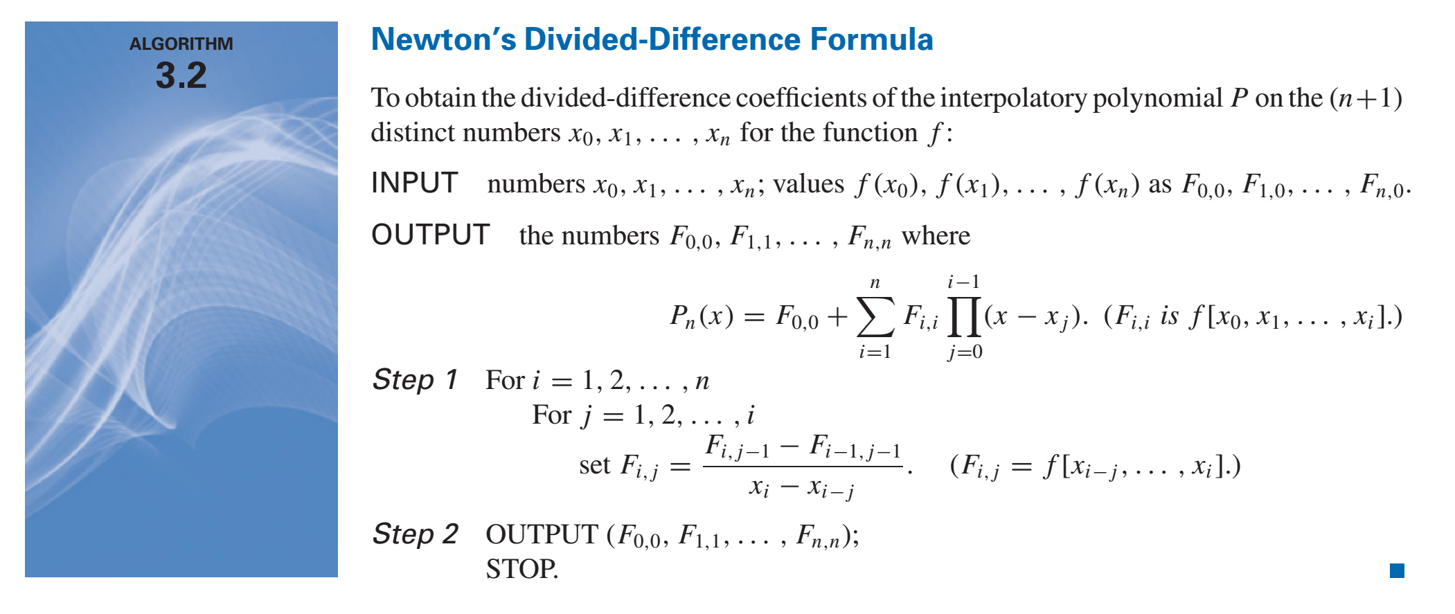 Solved Use Eq. (3.10) or Algorithm 3.2 to construct | Chegg.com