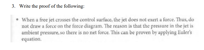 Solved 3. Write the proof of the following: - When a free | Chegg.com