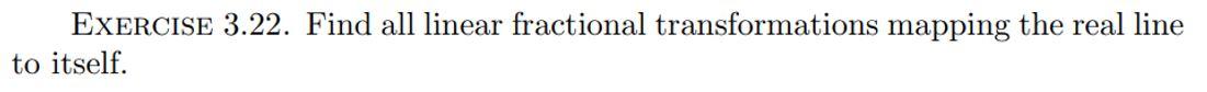Solved Exercise 3 22 Find All Linear Fractional