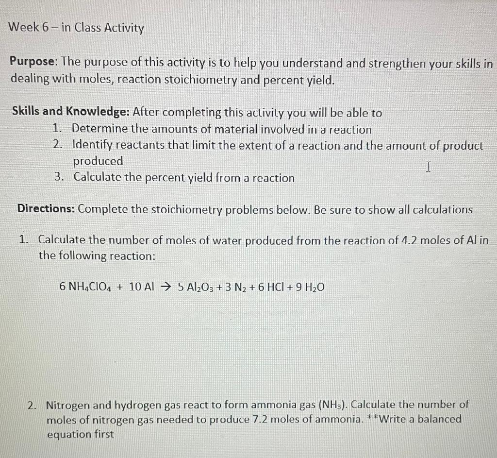 Solved Purpose: The purpose of this activity is to help you | Chegg.com