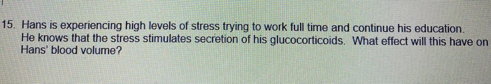 Solved 13. Mary Peeples has Cushing's disease along with an | Chegg.com