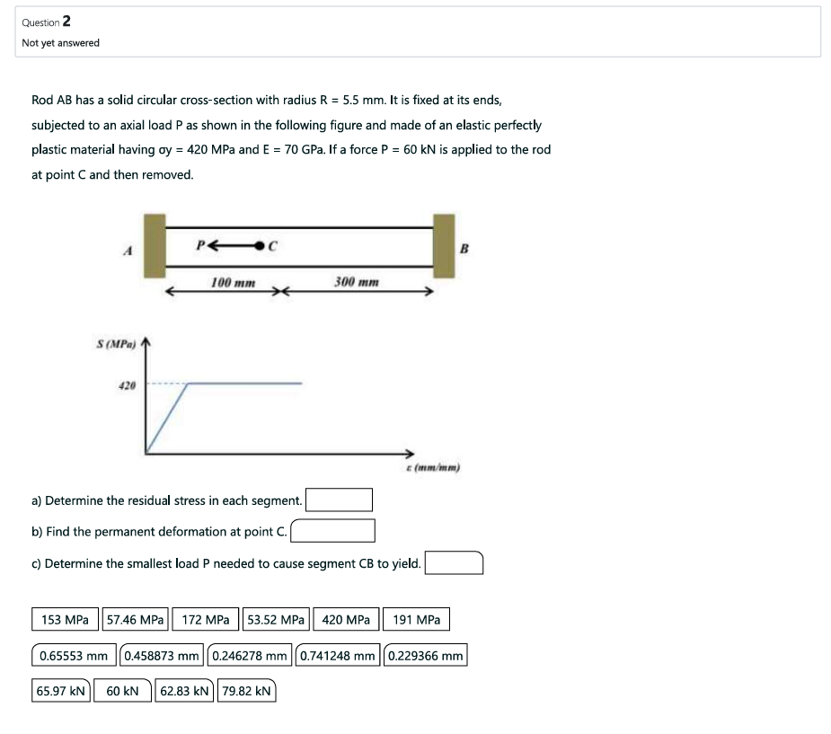 Solved Question 2Not yet answeredKindly match the correct | Chegg.com