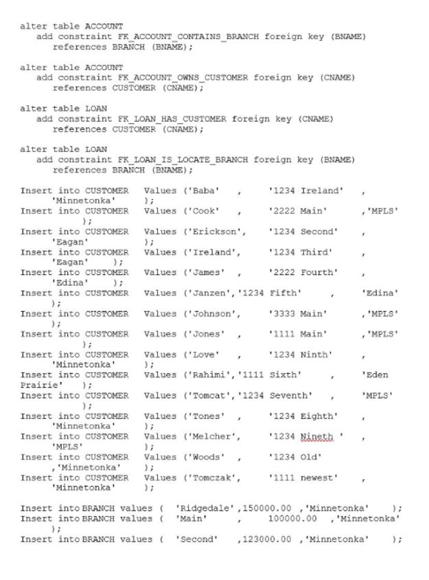 Solved Write Sql Query That Does The Following Q3 Find The 