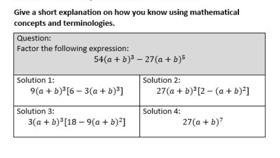 Solved Give a short explanation on how you know using | Chegg.com