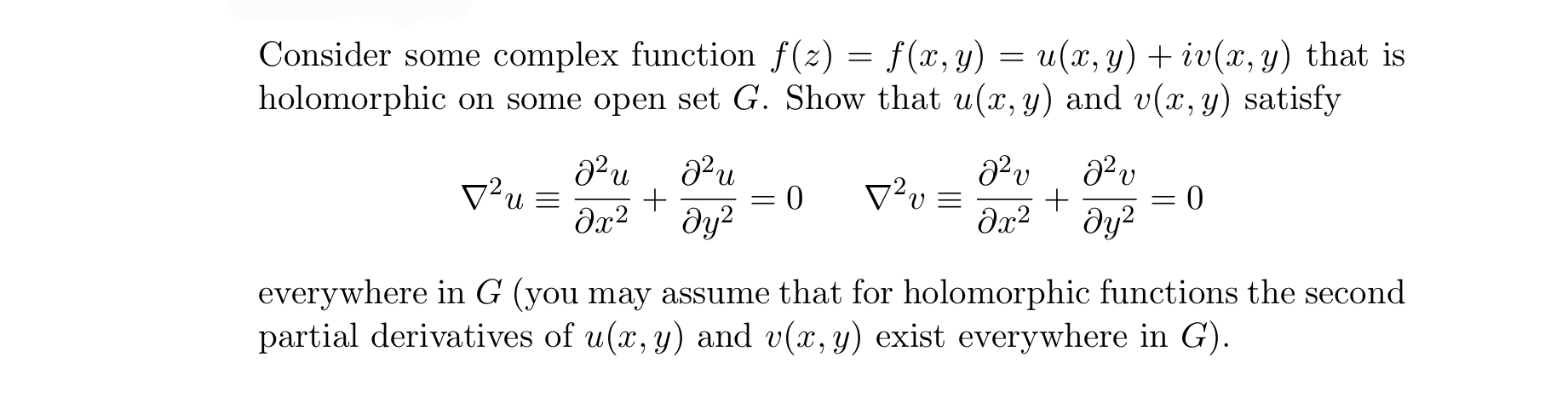 Solved Consider some complex function | Chegg.com