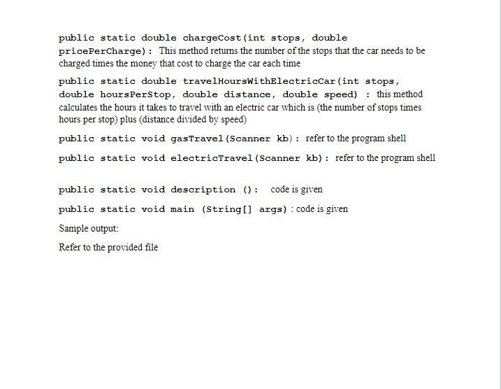 Solved Objective Practice writing methods with parameters | Chegg.com