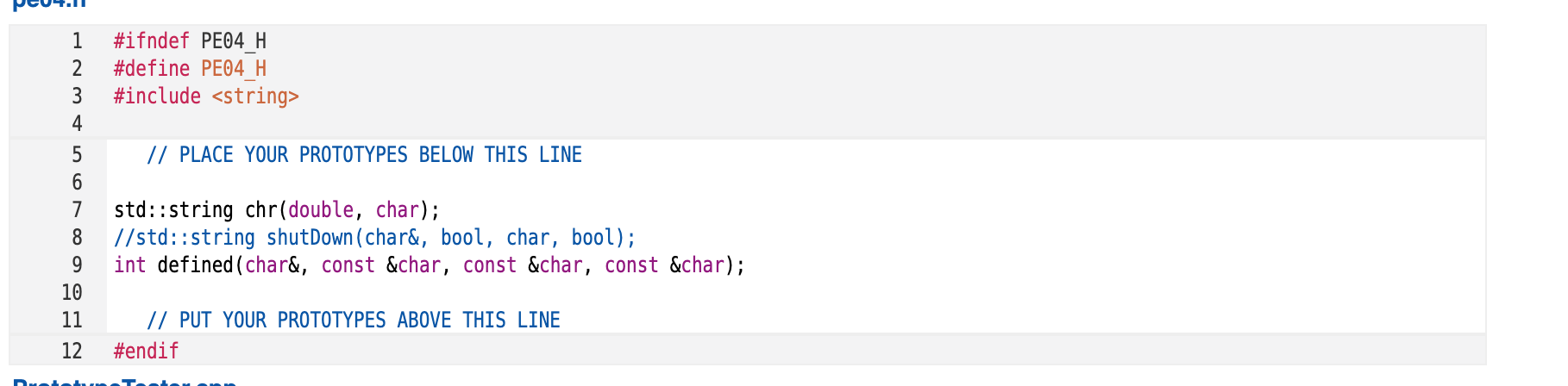 Solved Problem 1 - Function Declarations Write the | Chegg.com