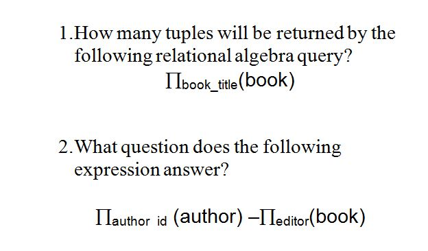 Solved Consider the following Database: Pubs Database State | Chegg.com