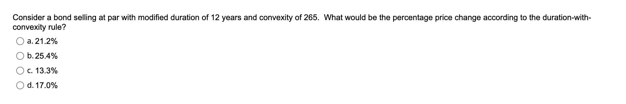 Solved Consider a bond selling at par with modified duration | Chegg.com