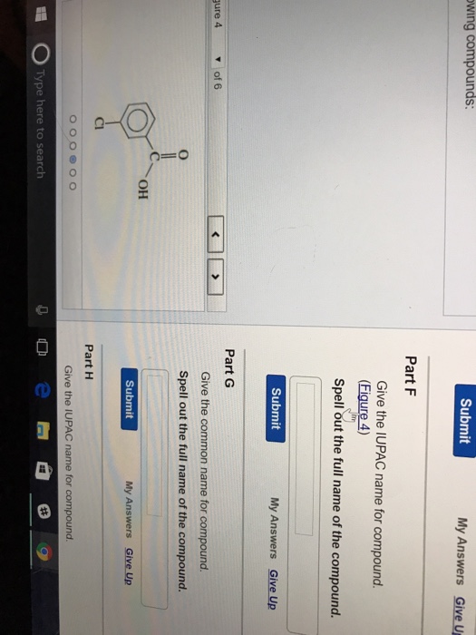 Solved rt C Give the IUPAC name for compound (Figure 2) | Chegg.com