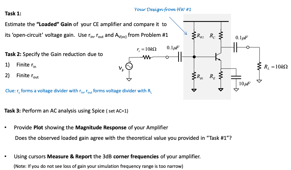 RB2 = 820k ohm, RB1 = 200 K OHM, RC = 39K OHM, RE = | Chegg.com