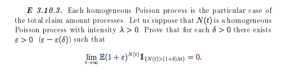 E 3.10.3. Each homogeneous Poisson process is the | Chegg.com