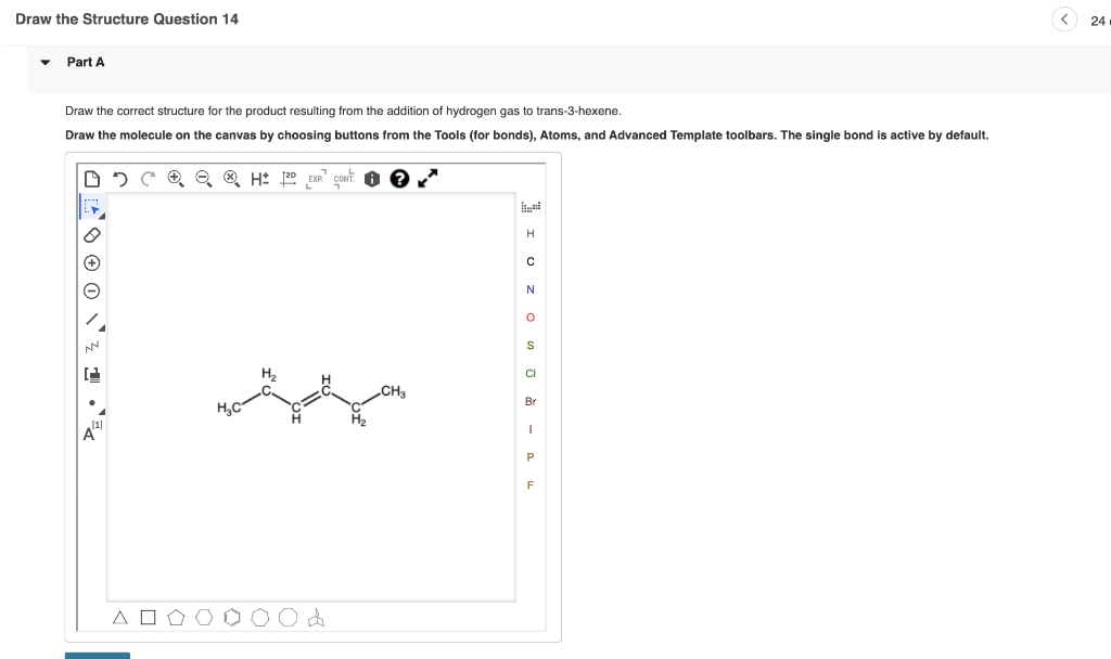 Solved Draw the correct structure for the product resulting | Chegg.com