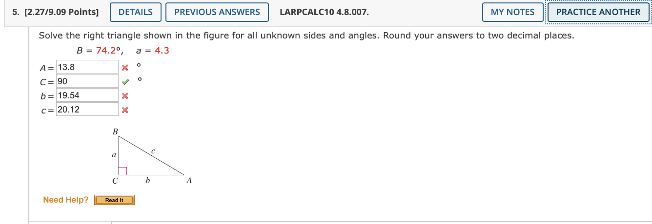Solved 5. [2.27/9.09 Points] DETAILS PREVIOUS ANSWERS | Chegg.com