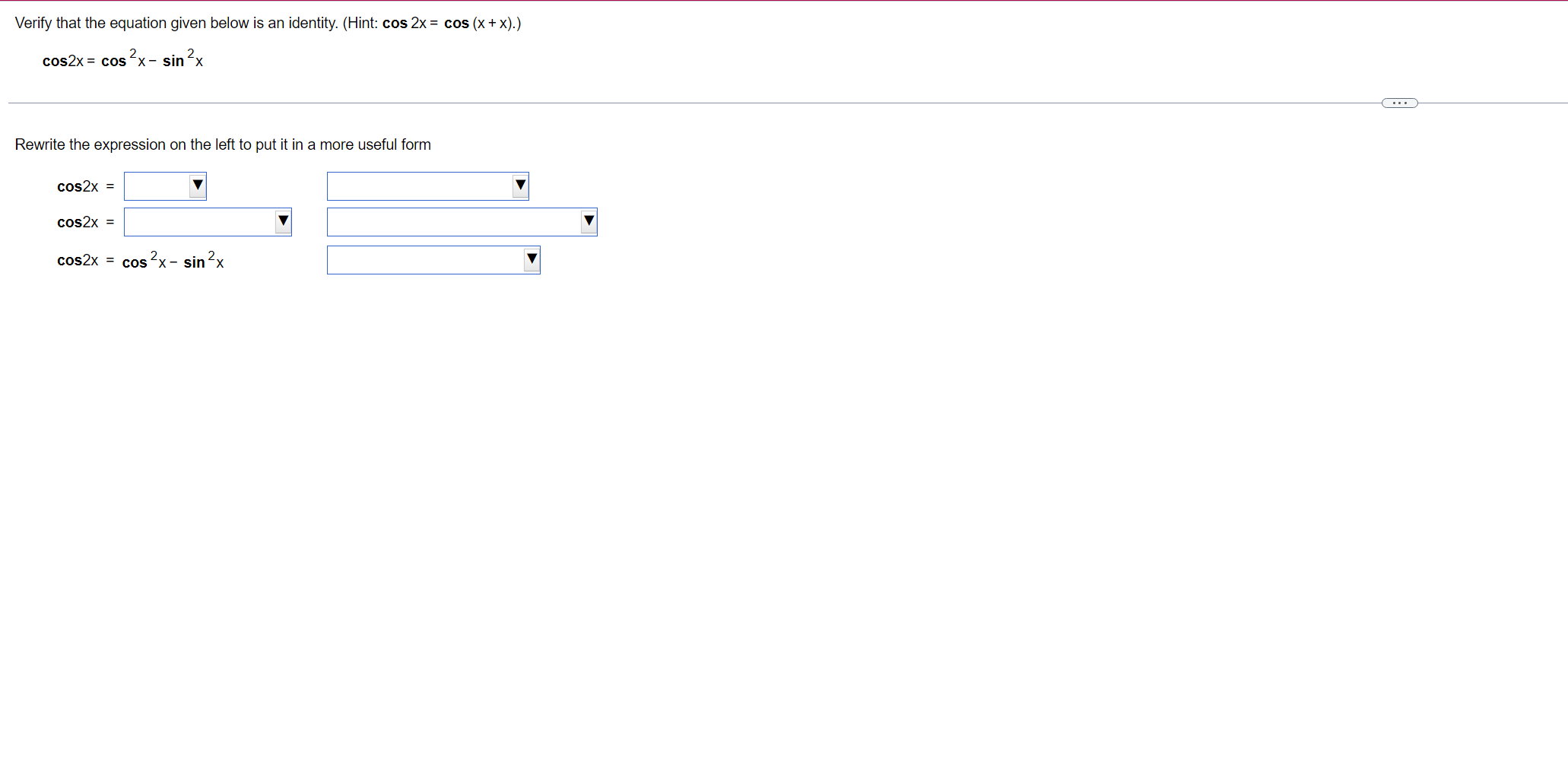 Solved Verify that the equation is an identity. | Chegg.com