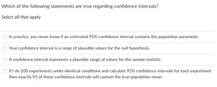Solved Which of the following statements are true regarding | Chegg.com