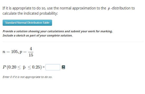 Solved If it is appropriate to do so, use the normal | Chegg.com