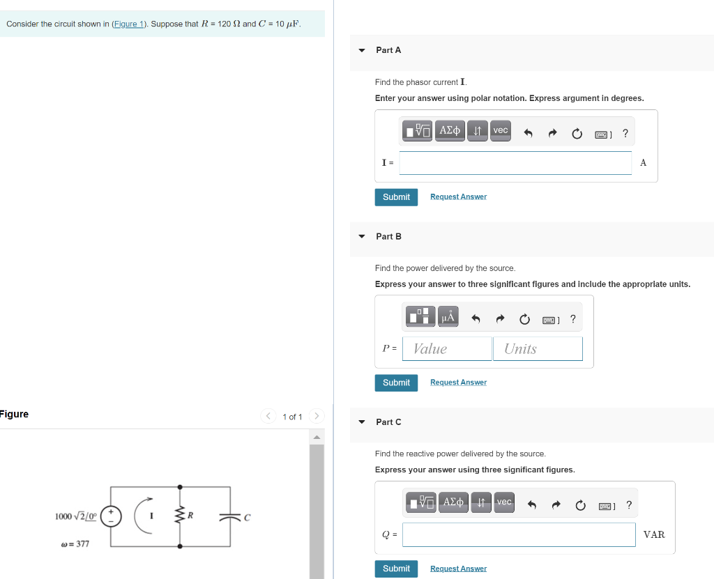 Solved Consider the circuit shown (Figure 1). Suppose that R | Chegg.com