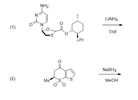 Solved (1) THF LiAlH4 (2) MeOH NaBH4 | Chegg.com