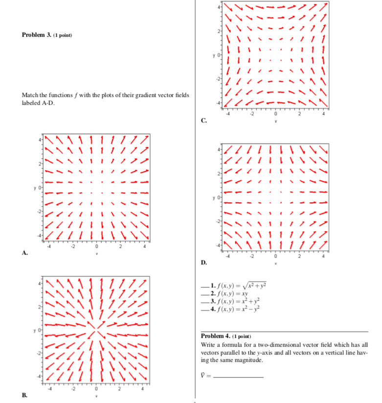 Solved 77 ܐܐ 111 Problem 3. (1 point yo 11 -21 Match the | Chegg.com