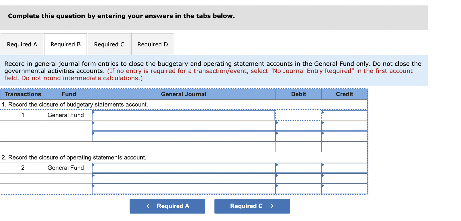 Options for fill in the blank No Journal Entry | Chegg.com