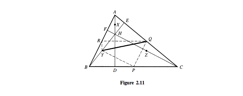 Solved (2.12) THEOREM. Given any triangle, all of the | Chegg.com