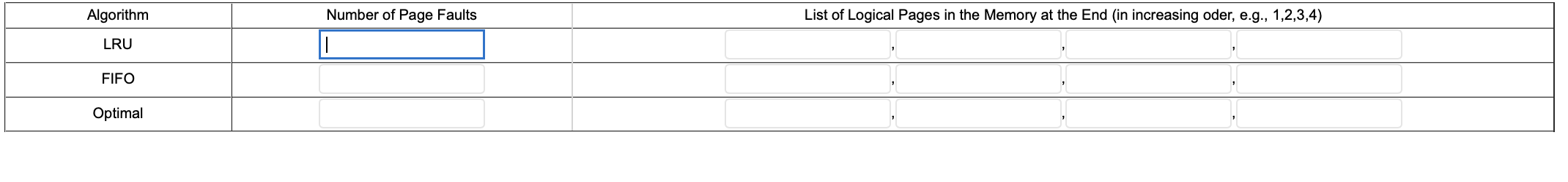 Solved Consider the following page reference string: 1, 2, | Chegg.com
