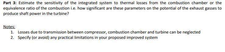 Part 3: Estimate the sensitivity of the integrated | Chegg.com