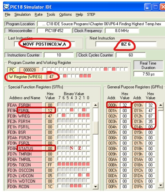 Please analyze the following screen shot of a PIC18 | Chegg.com
